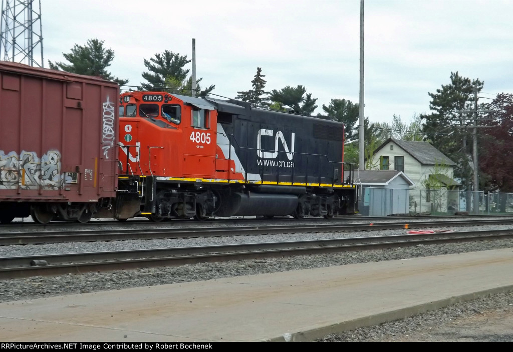 CN GP38-2W at Stevens Point, WI_5-15-16